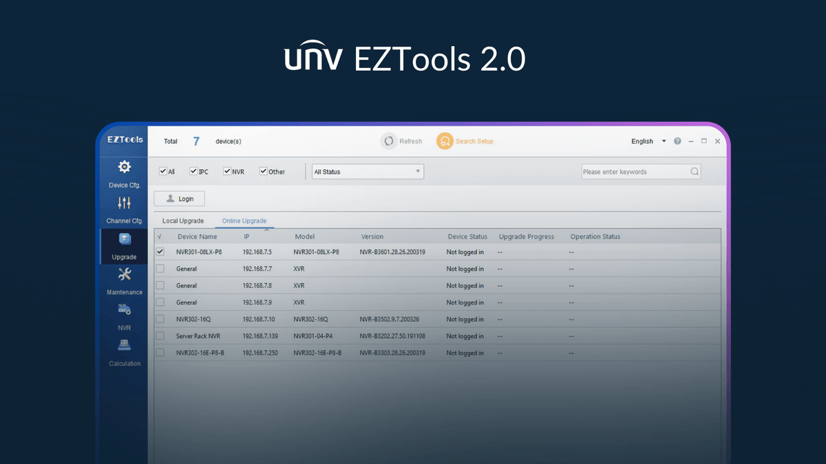 EZTools 2.0 | Uniview Device Configuration Tool | Free Download